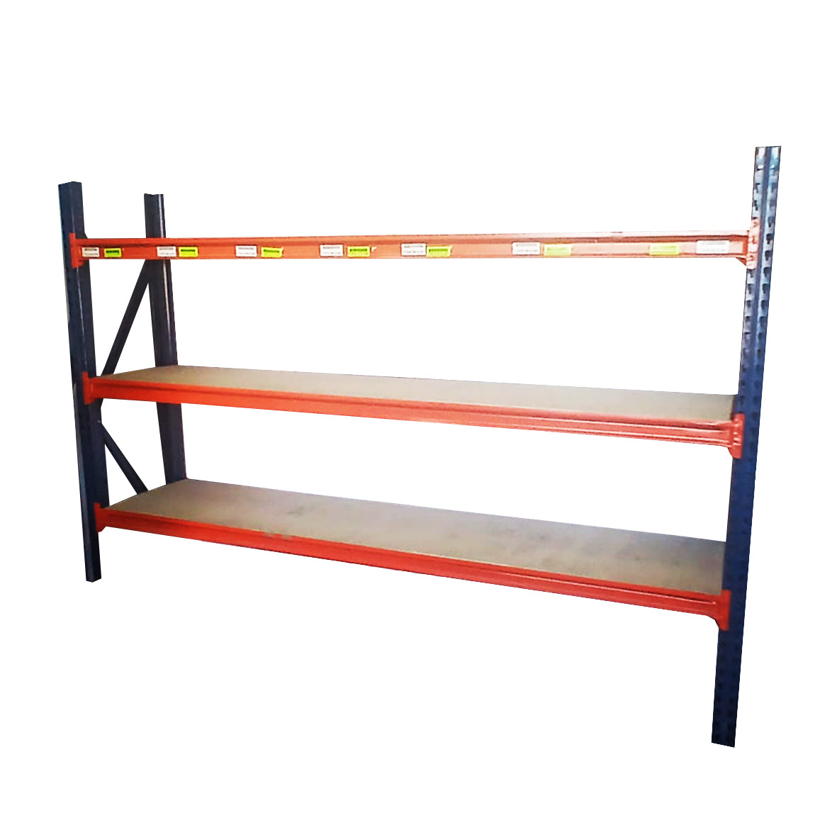 Mecalux Long Span Shelving 2.5m Long 600mm Deep (Used) Ref:LS026